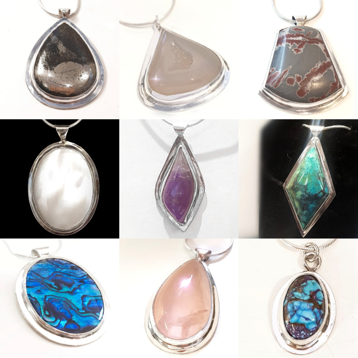 Classic Gemstone Pendants – Tien the Wizard